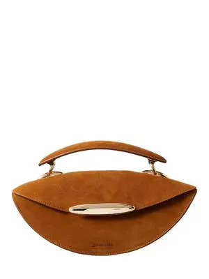 Zimmermann Wavelength Suede Shoulder Bag Brown