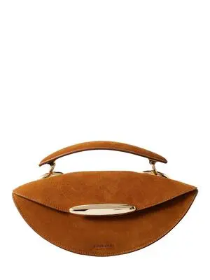 Zimmermann Wavelength Suede Shoulder Bag Tan