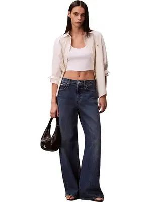 Calvin Klein Wide Leg Jeans - Indigo Julius