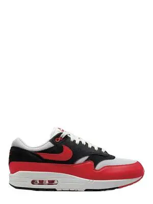 Nike Air Max 1 Essential Reverse Chili Sneakers - Vast Grey/black/light Crimson