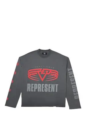REPRESENT Mlm100365 Living Legacy Tour Long Sleeve Tee Shirt - Grey