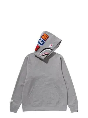 A BATHING APE Shark Pullover Hoodie - Gray