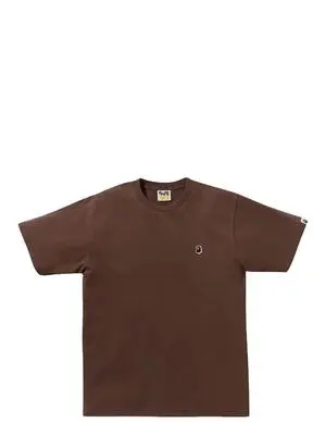 A BATHING APE One Point Tee Shirt - Brown