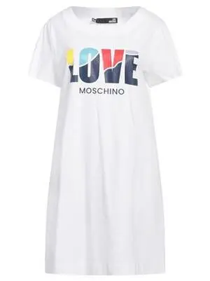 Moschino Mini T-shirt Dress - White