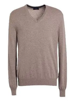 HACKETT Sweater In Merino Wool, Viscose, Polyamide, And Cashmere - Grey