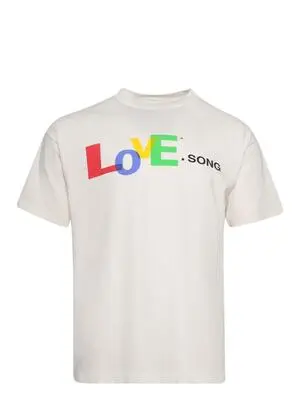 SAINT MXXXXXX Love Song Short Sleeve Tee - White