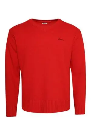 BODE Monogram Logo Sweater - Red
