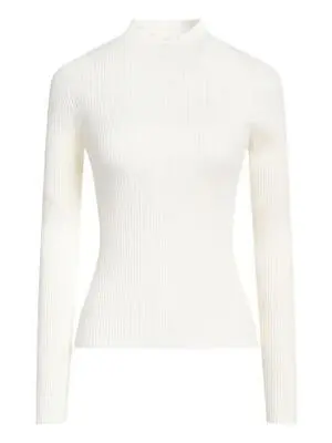 TWINSET Turtleneck In Viscose And Polyester - White