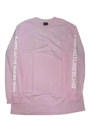 OVO Hotline Bling Long Sleeve T-shirt - Pink