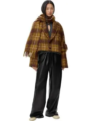 Loewe Jacket With Detachable Scarf - Yellow/multicolor