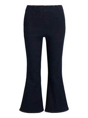 Veronica Beard Carson High-rise Kick-flare Jeans - Dark Denim