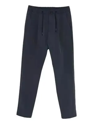Herno Pleated Straight-leg Trousers - Blue