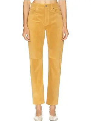 Polo Ralph Lauren Relaxed Straight Suede Pant - Gold Dust