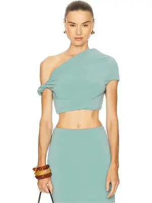 Paris Georgia Elemental Ida Crop Top - Jade