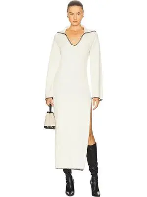 SEVEN WONDERS Ivana Sleeved Maxi Dress - Cream