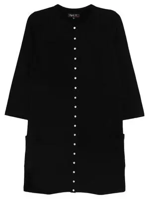 AGNÈS B. Snap Front Dress - Black