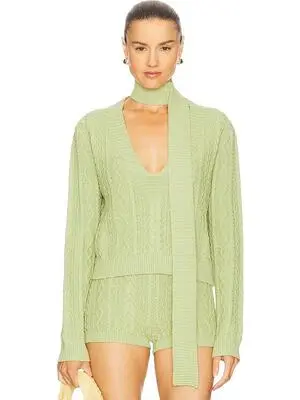 SEVEN WONDERS Abriella Long Sleeve Top - Sage