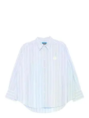 SPORT B. BY AGNÈS B. Striped Cotton Shirt - Blue