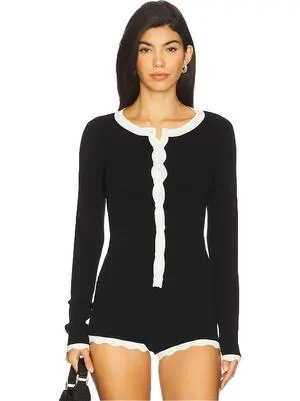 SEVEN WONDERS Milenia Sleeved Top - Black