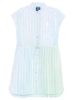 SPORT B. BY AGNÈS B. Striped Cotton Shirt Dress - Blue