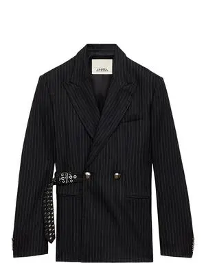 ISABEL MARANT Nahia Striped Suit Jacket
