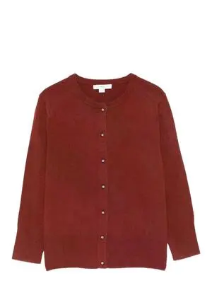 Vince Button-front Cardigan - Red