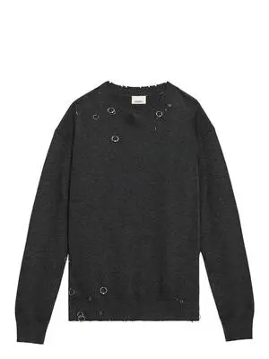 Isabel Marant Cassandre Metallic Sweater - Anthracite