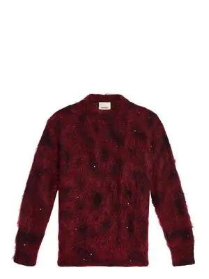 Isabel Marant Mickaella Long Sweater - Deep Red