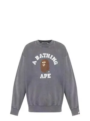 A BATHING APE Logo-print Sweatshirt - Grey
