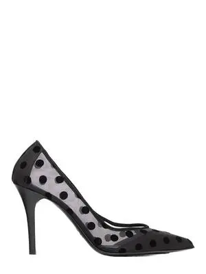 Isabel Marant Pristy Polka Dot Tulle Pumps - Black