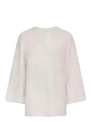 Loulou De Saison Bell-sleeve Sweater - Neutrals