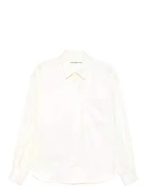 Alexander Wang Cut-out Silk Shirt - White