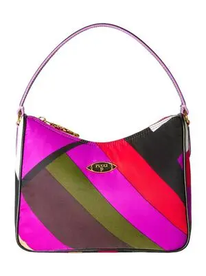 Emilio Pucci Printed Shoulder Bag - Purple