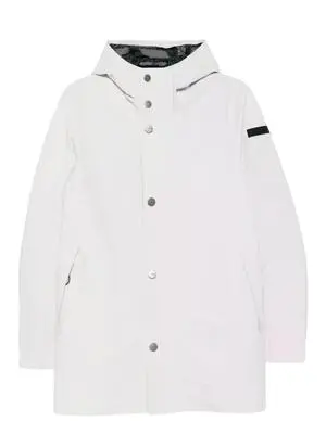 RRD Hooded Button-fastening Jacket - White