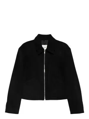 TONYWACK Zip-front Patch-pocket Jacket - Black