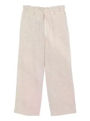 Yohji Yamamoto Wool Trousers - Neutrals