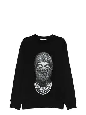 IH NOM UH NIT Paisley-Print Sweatshirt Black