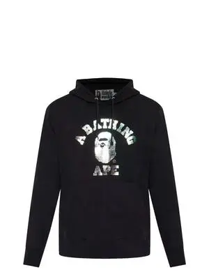 A BATHING APE Logo-print Hoodie - Black