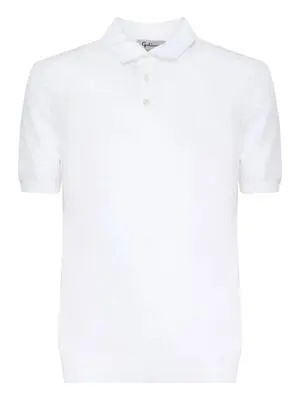 John Galliano Short-sleeve Cotton Polo Shirt - White