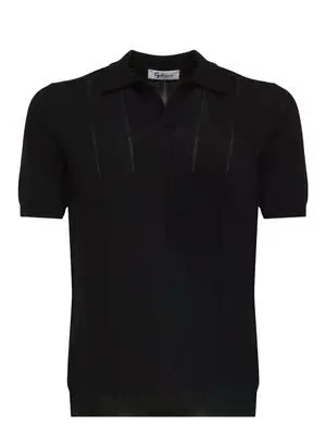 John Galliano Short-sleeve Knitted T-shirt - Black