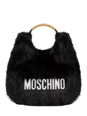 Moschino Faux-fur Tote Bag - Black