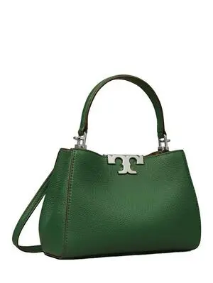 Tory Burch Mini Eleanor Soft Satchel - Dark Kale