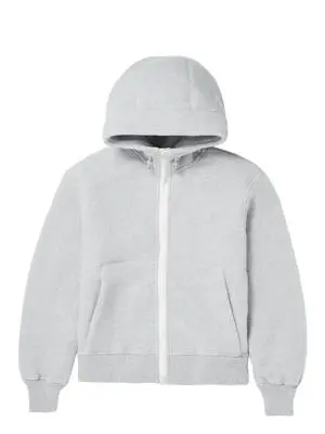 Canada Goose Chilliwack Recycled Wool-blend Fleece Zip-up Hoodie - Gray