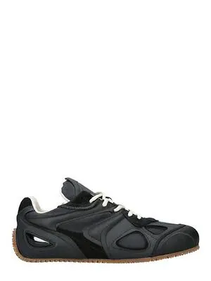 Axel Arigato Slow Runner Leather And Suede Trainers - Black