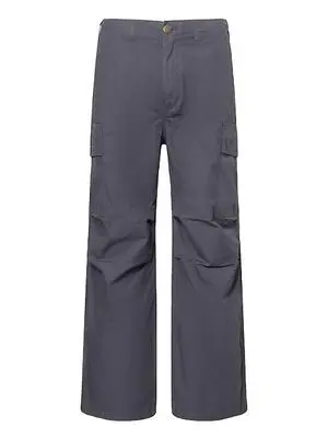 PALMES Ripstop Straight-leg Cotton Cargo Trousers - Charcoal