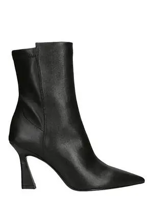 STUART WEITZMAN Vinnie 85 Heeled Leather Ankle Boots - Black
