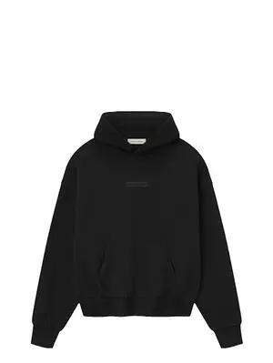 Fear Of God Essentials Classic Fleece Hoodie Jet Black