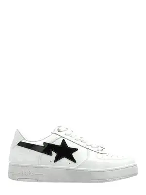 A BATHING APE® Sta Lightning-appliqué Sneakers - White