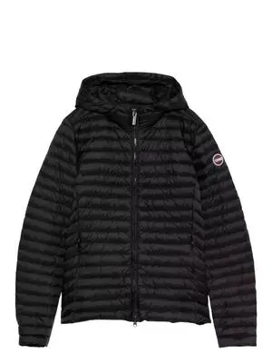 COLMAR Quilted Hooded Jacket - Black