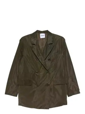 Aspesi Double-breasted Buttoned Coat - Green